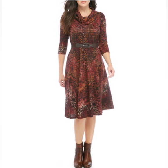 Signature by Robbie Bee | Dresses | Signature By Robbie Bee Cowl Neck ...